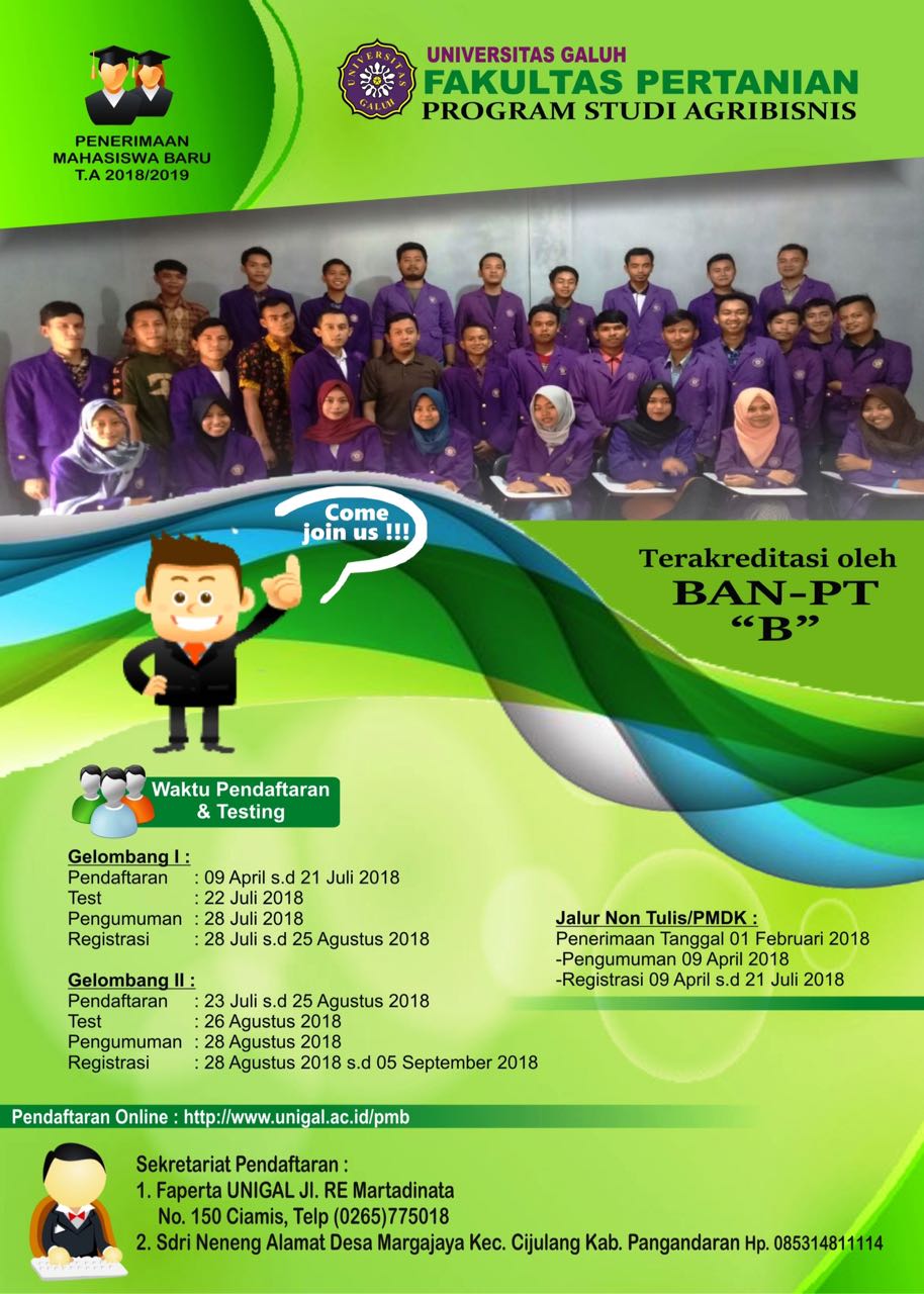 Leaflet PMB 2018 - Universitas Galuh